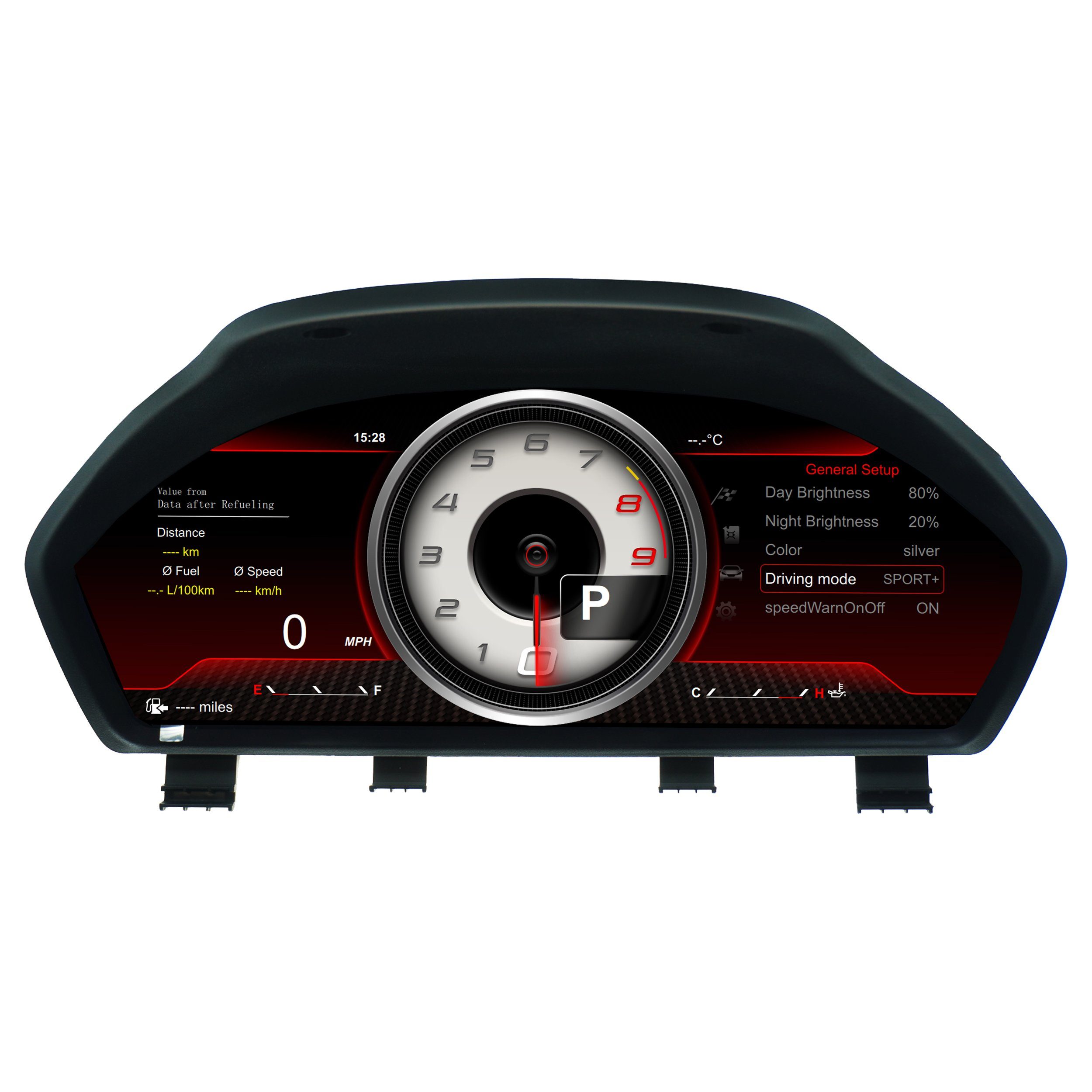 TAFFIO Tachometer Für BMW E60 E61 E63 E64 Digital Tacho Kombiinstrument ...