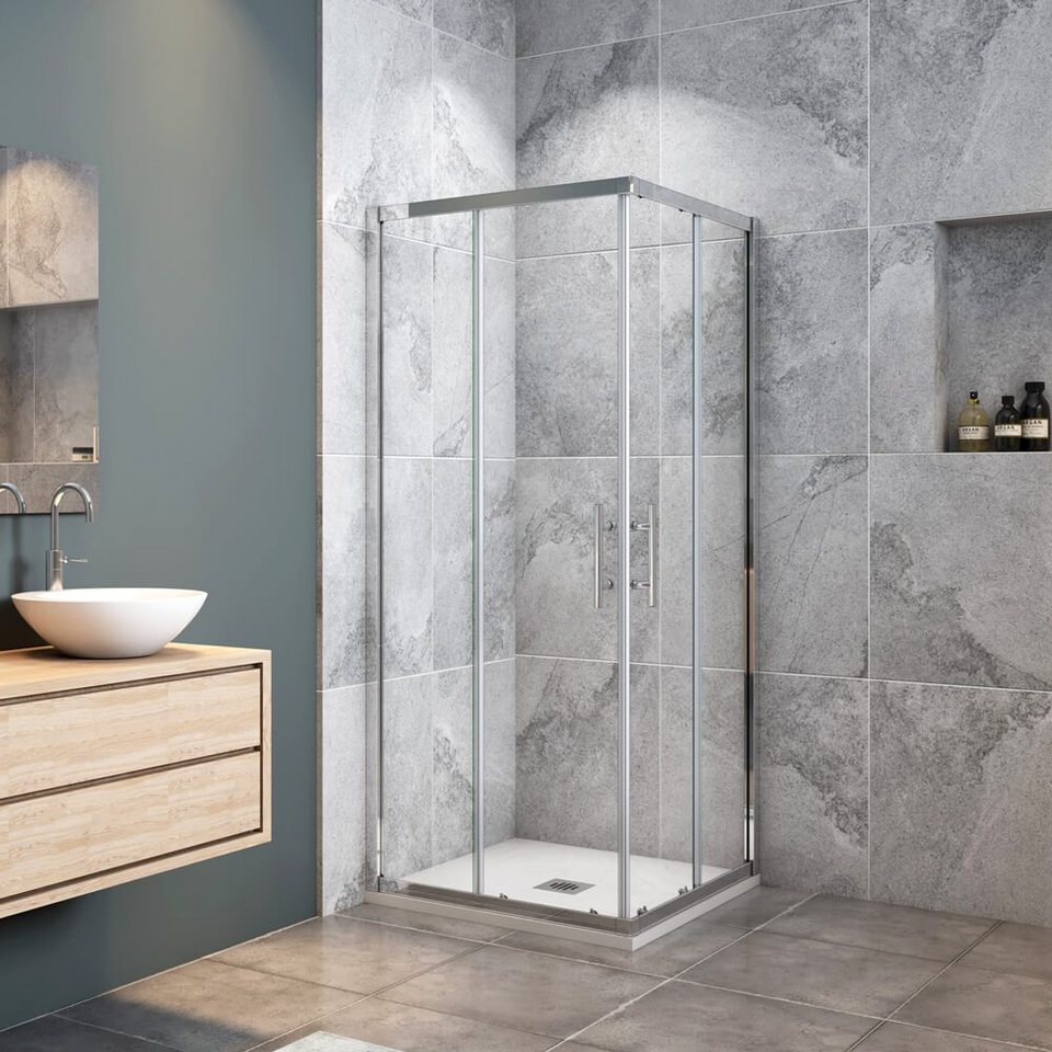 Duschspa Eckdusche Eckeinstieg Duschkabine Eckdusche Duschtür