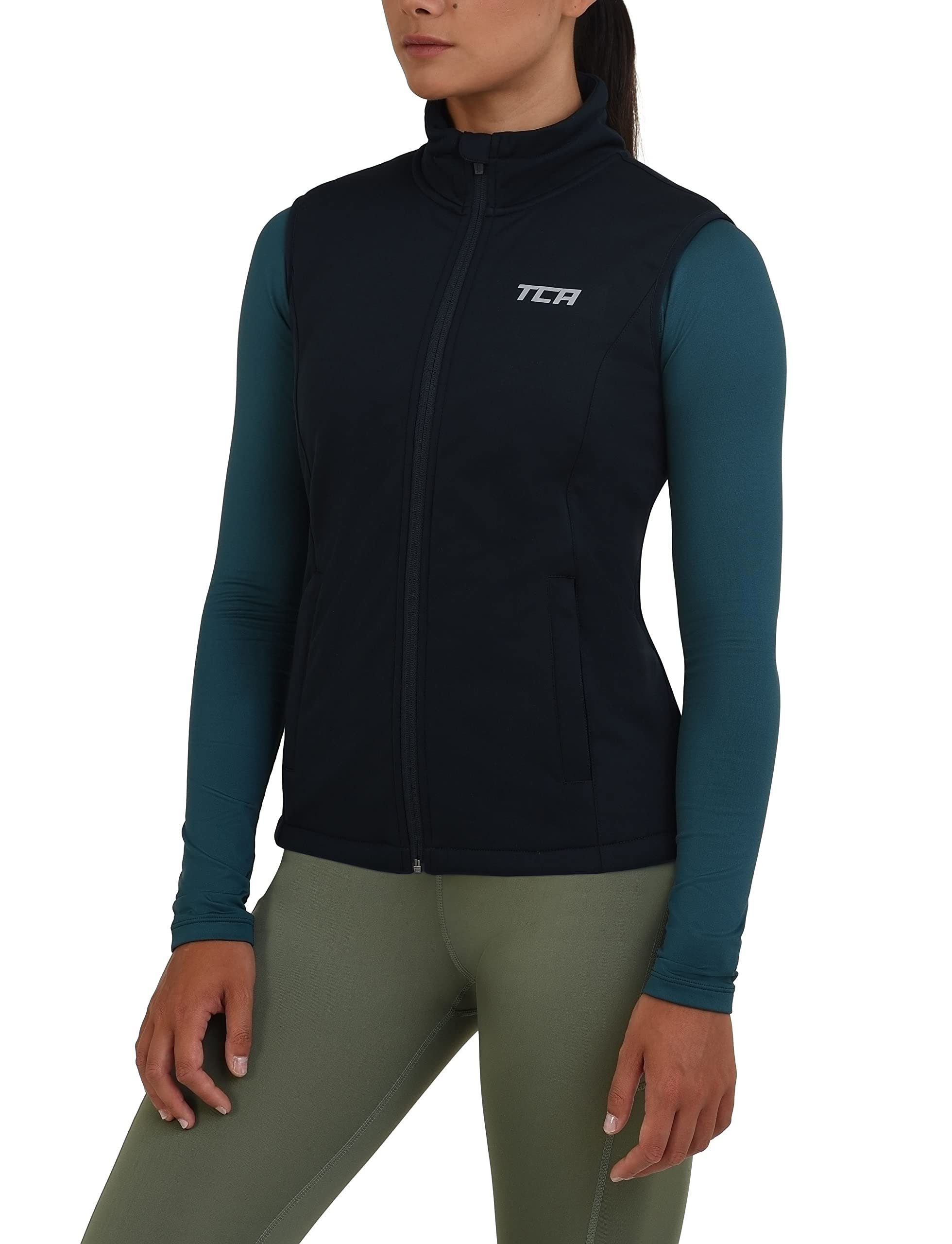 Tca Kurzjacke Tca Damen Flyweight Windweste Mitternachtsblau