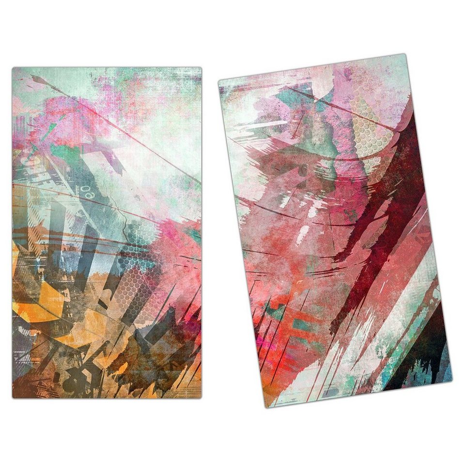 Primedeco Herd Abdeckplatte Herdabdeckplatte Spritzschutz Aus Glas