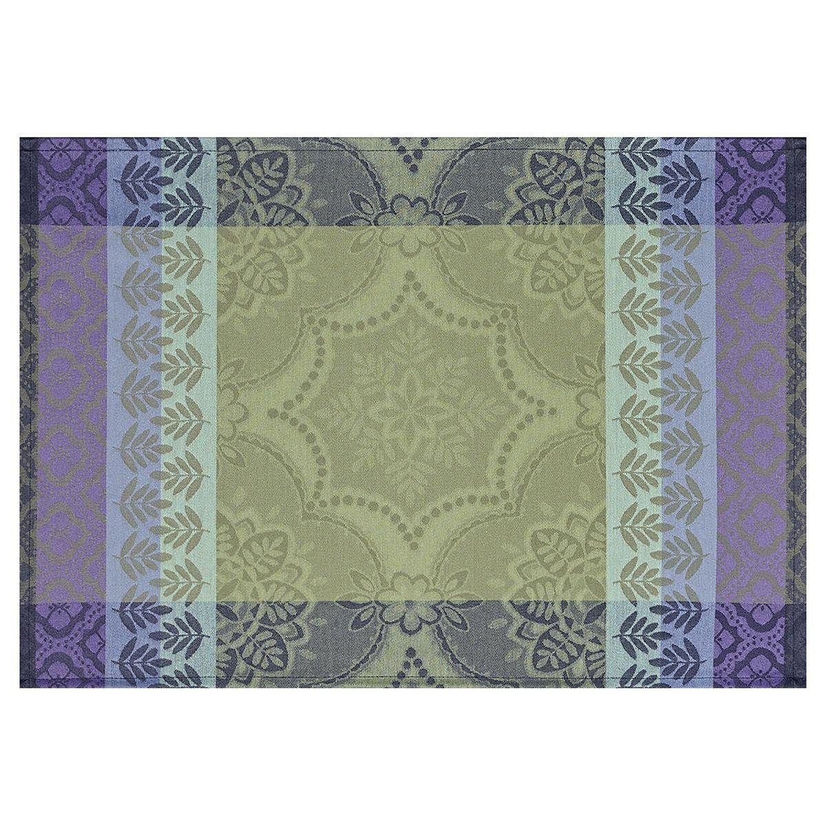 Platzset Beschichtete Tischsets 2x Set Bastide Olive 38x52 Cm Le