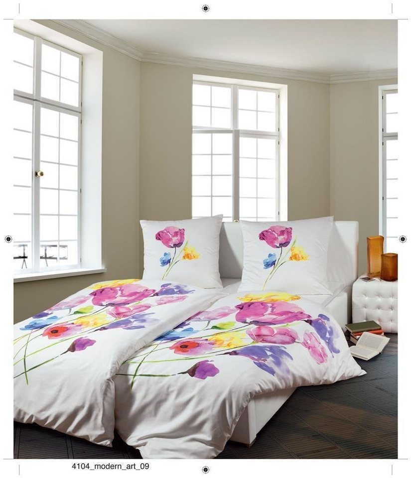 Janine Bettwäsche Janine Modern Art Mako-Satin Bettwäsche 155x220, Mako ... Janine Bettwäsche Janine Modern Art Mako-Satin Bettwäsche 155x220, Mako ...