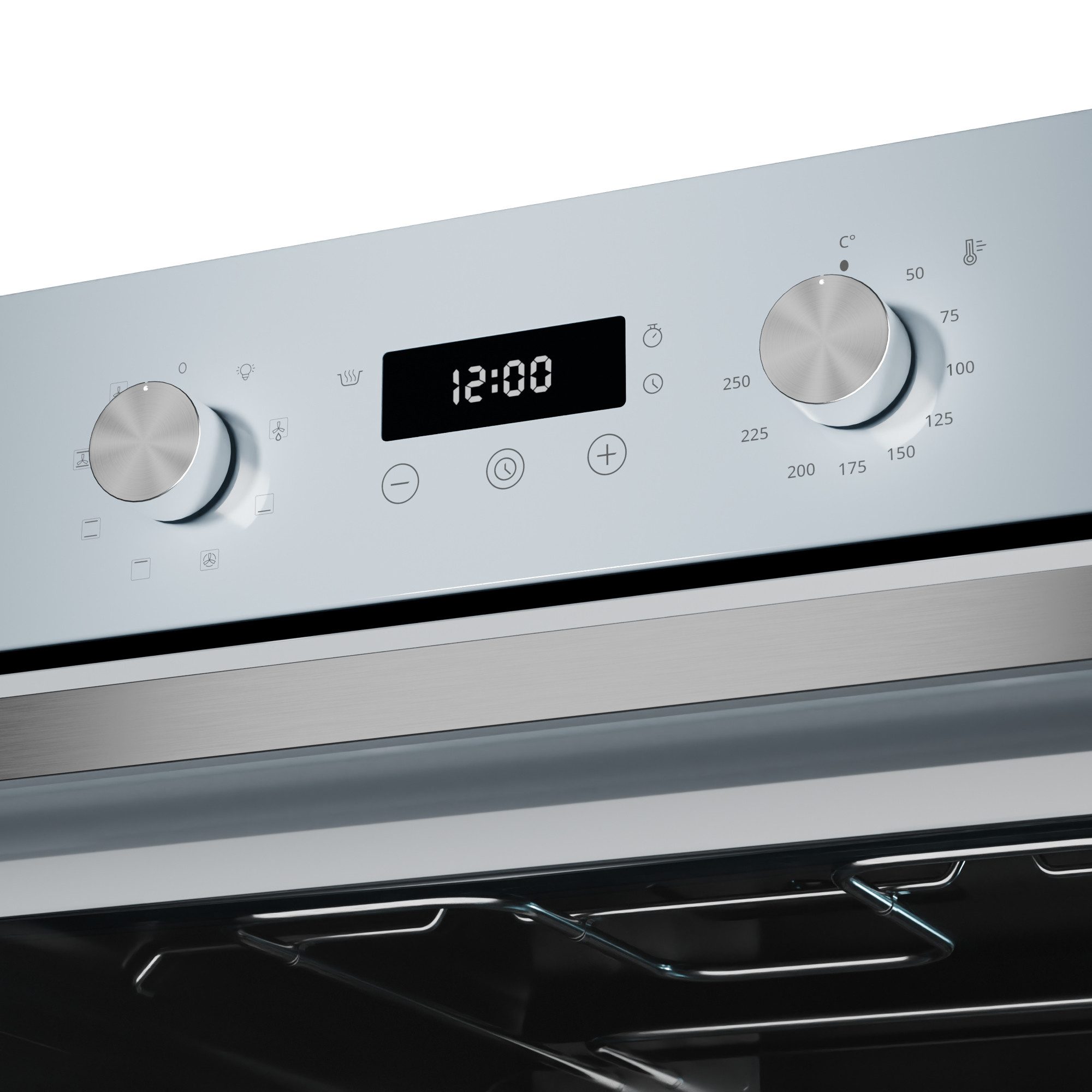 Klarstein Backofen HEA23-KL-SS-45cpt-Wh SpaceSmart Einbauofen Kompakt ...