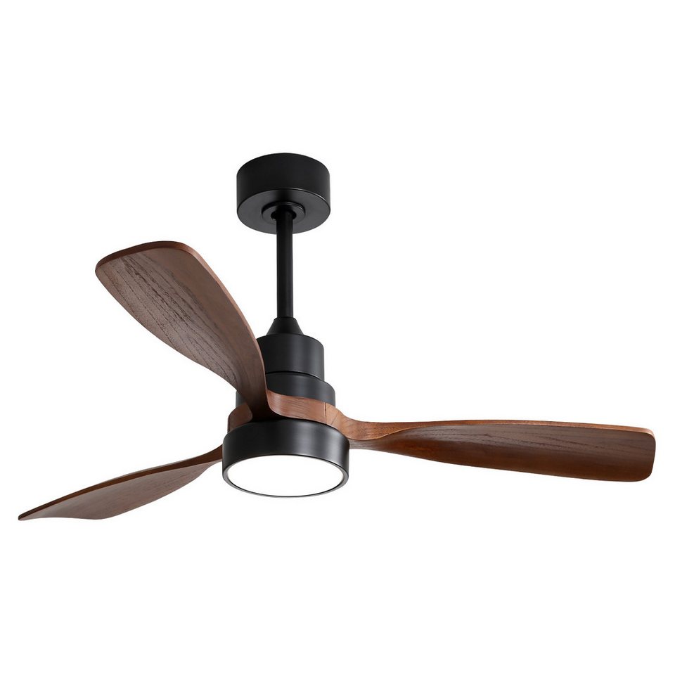 Rutaqian Deckenventilator 48 Zoll Deckenventilator Mit Beleuchtung Und