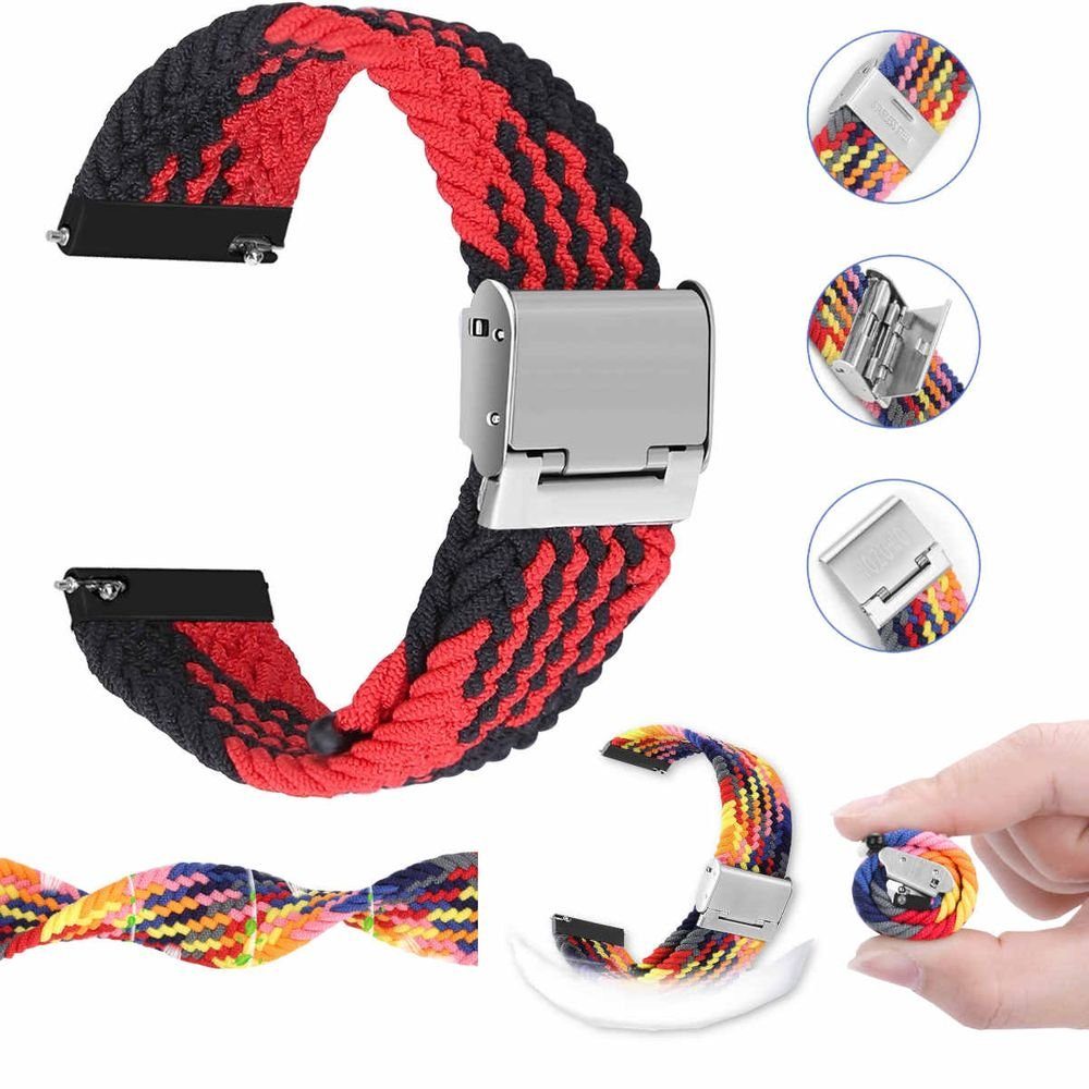 Wigento Smartwatch Armband Für Samsung Galaxy Watch Fe 6 5 4 Normal Pro