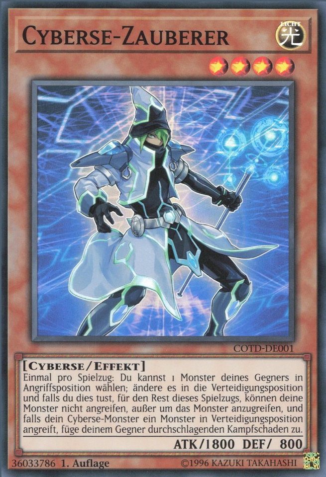 Recollectibles Sammelkarte Yugioh Karte Cyberse Zauberer Deutsch Yu Gi
