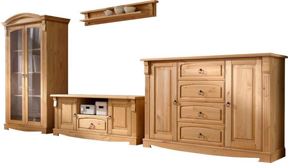 Home Affaire Wohnwand Anna Set 4 St Aus Massiver Kiefer Fsc® Im