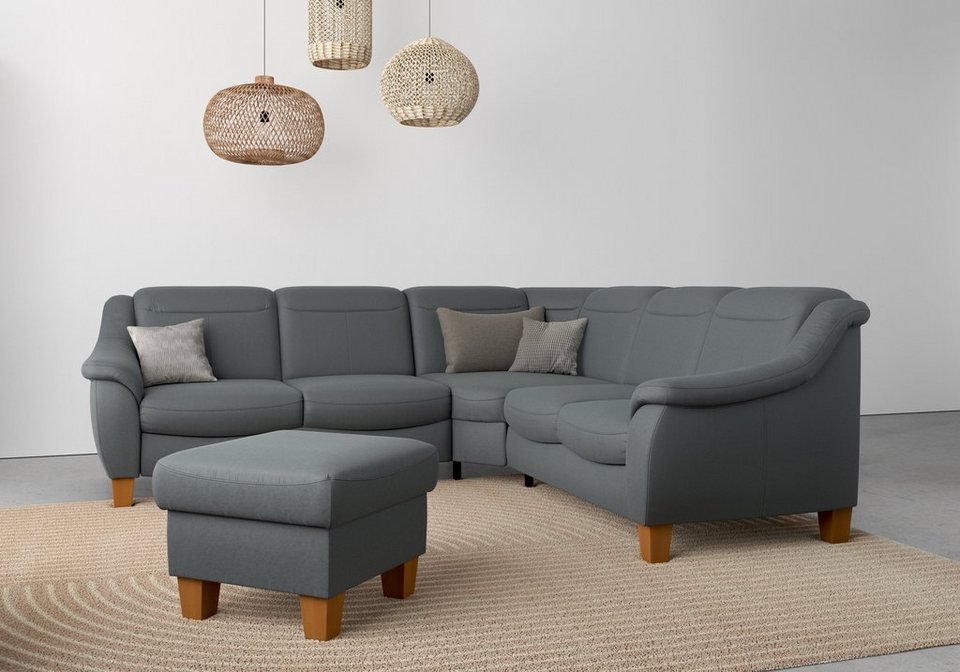 Home Affaire Ecksofa Caldera L Form Federkern Wahlweise Mit