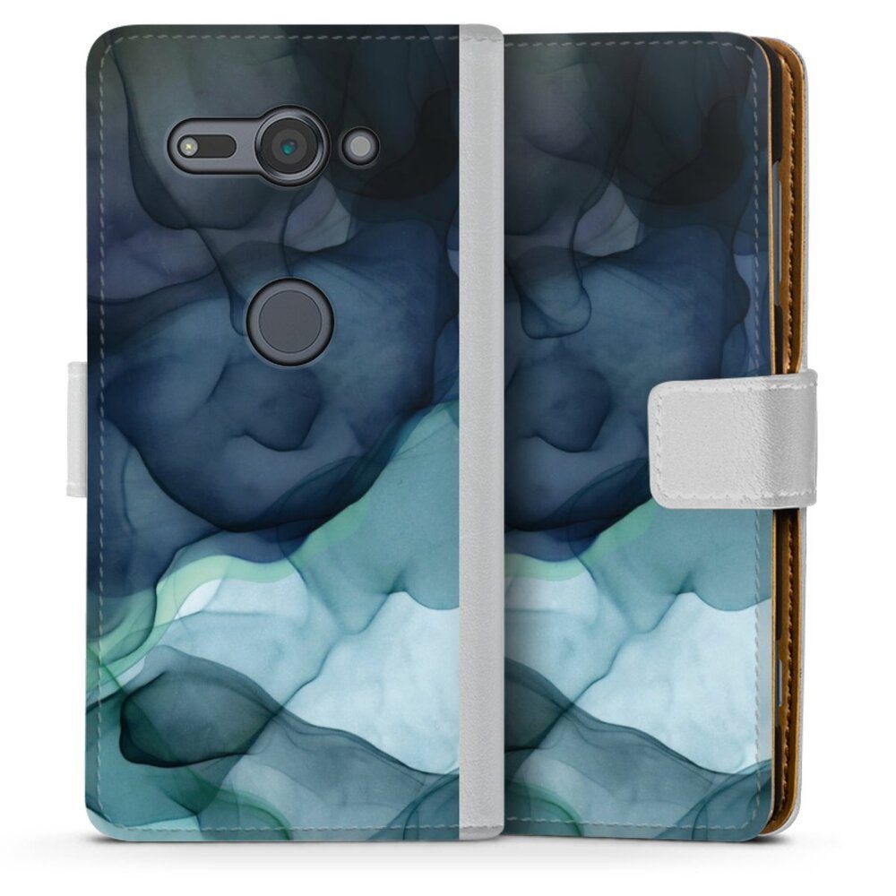 Deindesign Handyhülle Wasserfarbe Textur Muster Liquid Art Twilight