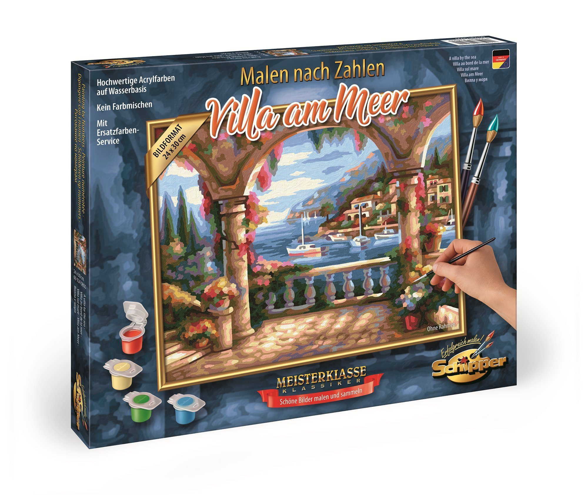 Schipper Malen nach Zahlen Meisterklasse Klassiker - Villa am Meer, Made in Germany, Hochwertige ...