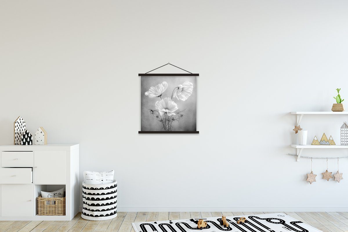 Muchowow Poster Stilleben Blumen Schwarz Und Weiß Mohn