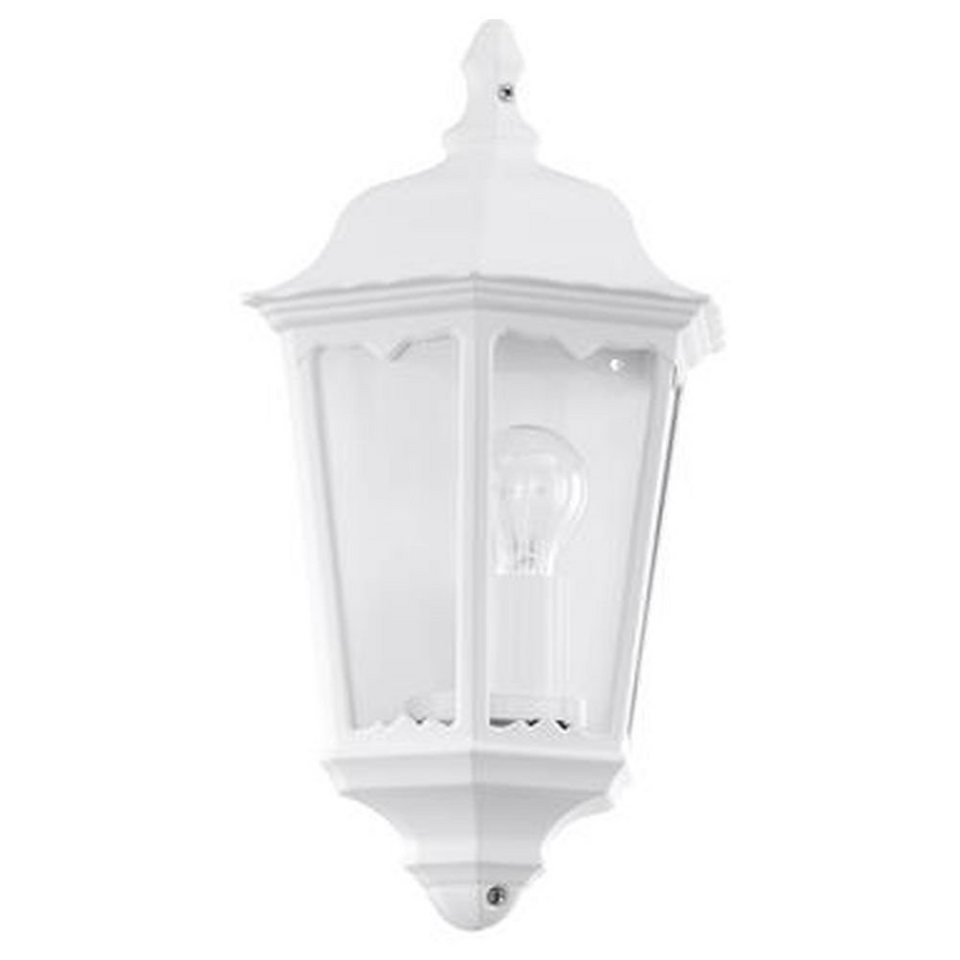 Click Licht Deckenleuchte Außenwandleuchte Ip44 E27 Laternenform Weiß