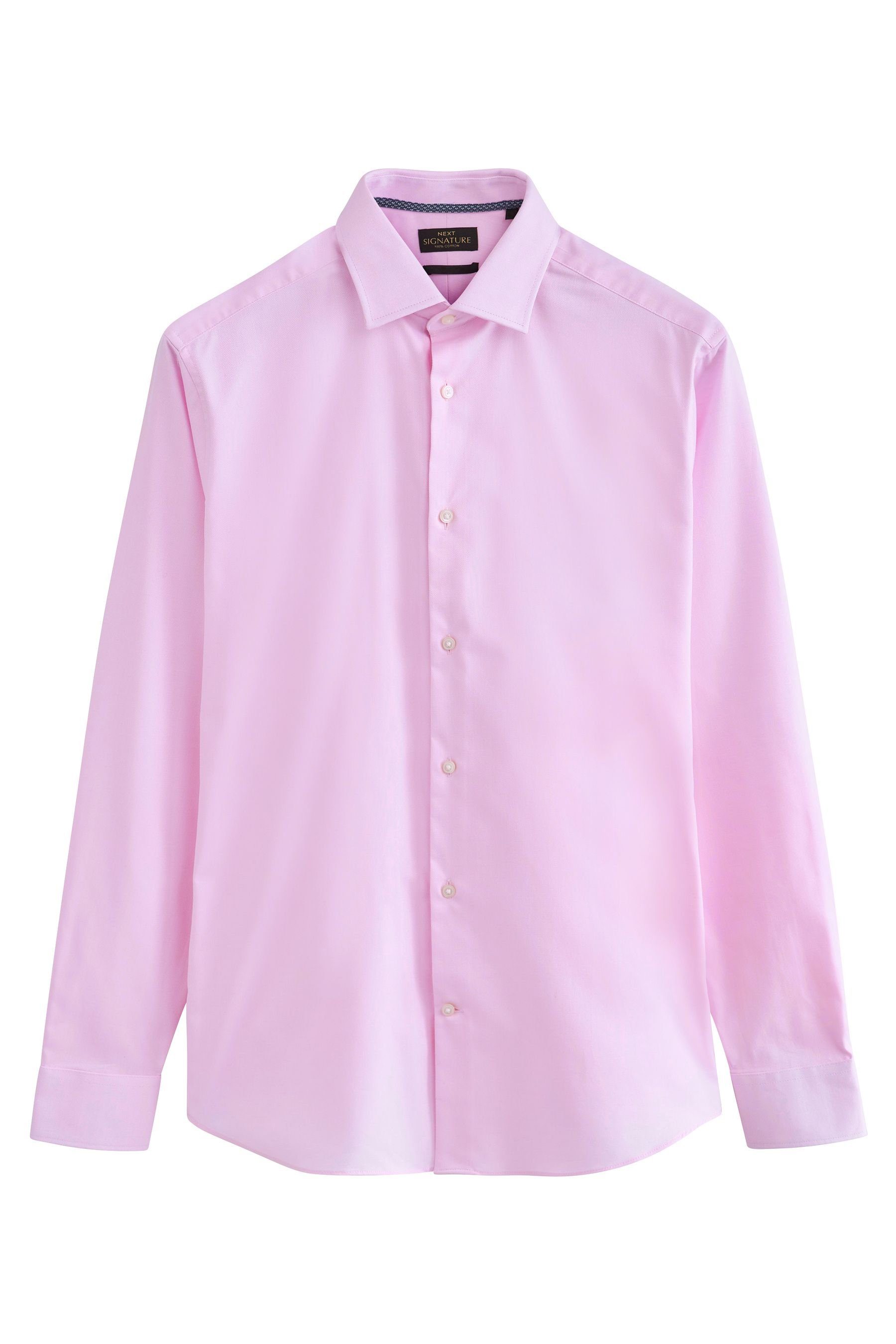 Next Langarmhemd Signature Hochwertiges Langarmhemd Slim Fit 1 Tlg