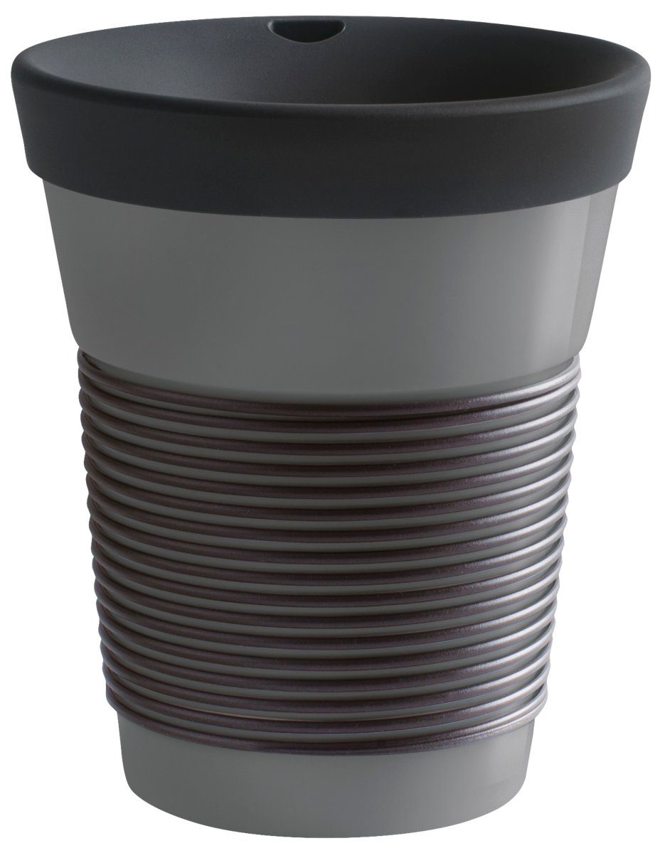 Kahla Coffee-to-go-Becher cupit Magic Grip Becher soft black & grey