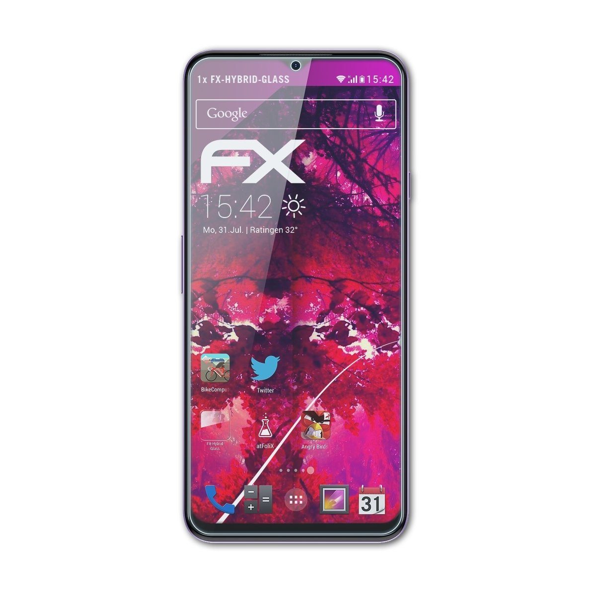 Atfolix Schutzfolie Panzerglasfolie Für Cubot P80 Ultradünn Und Superhart