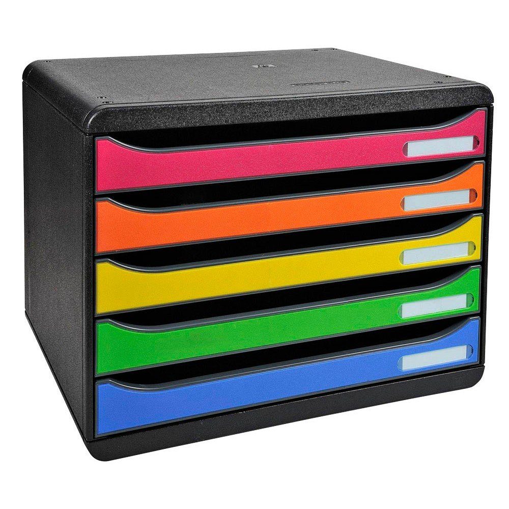 EXACOMPTA Organisationsmappe EXACOMPTA Schubladenbox BIG-BOX PLUS, 5 ...