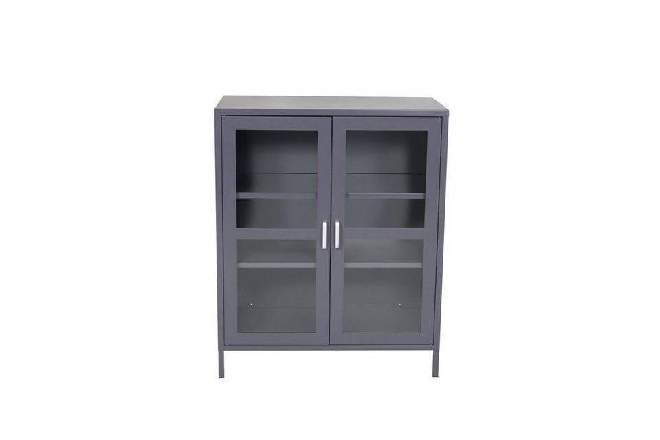 Ebuy24 Sideboard Acero Sideboard 2 Türen 3 Ablagen Hellgrau