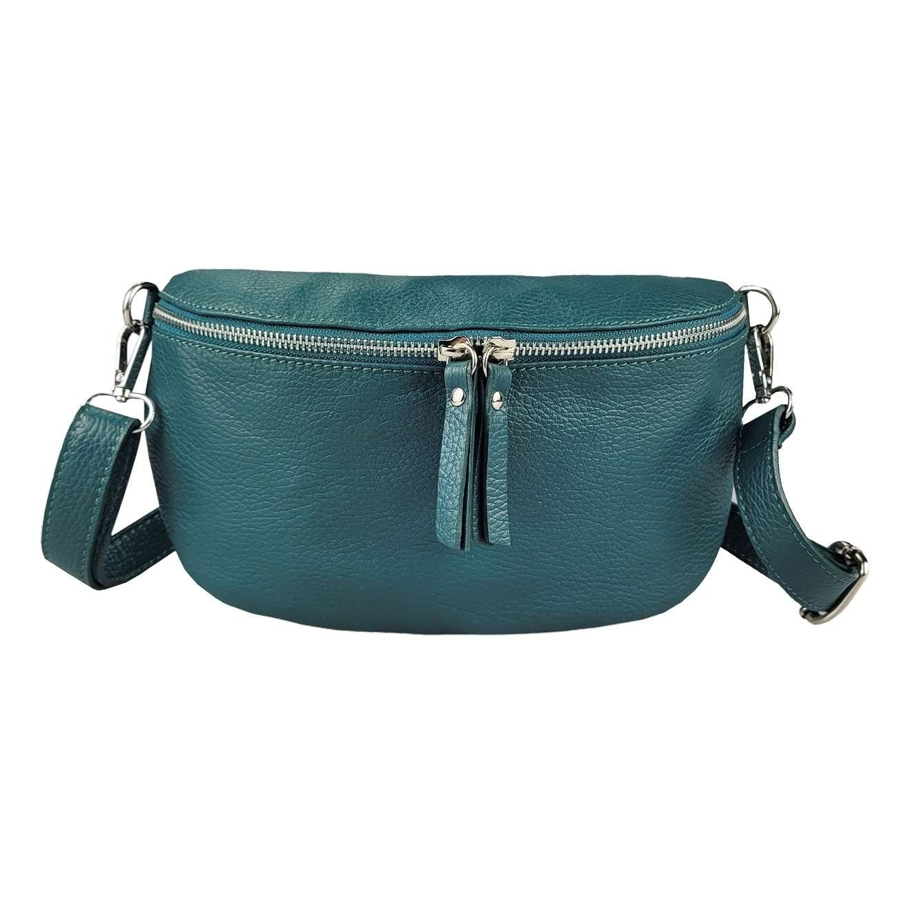 ITALYSHOP24 Bauchtasche Damen Leder Gürteltasche Hüfttasche CrossBody ...