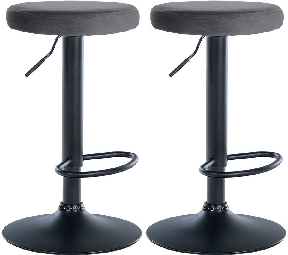 Clp Barhocker Ponte Samt 2er Set 2 St 2er Drehbar Und