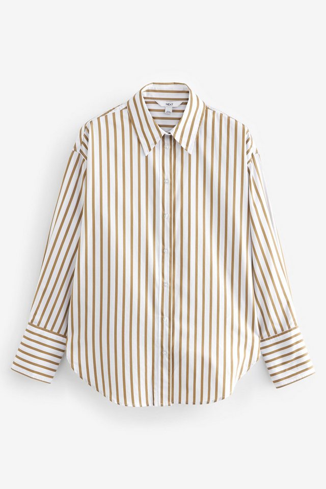 Next Langarmbluse Oversized Fit Bluse Kurzgröße 1 Tlg
