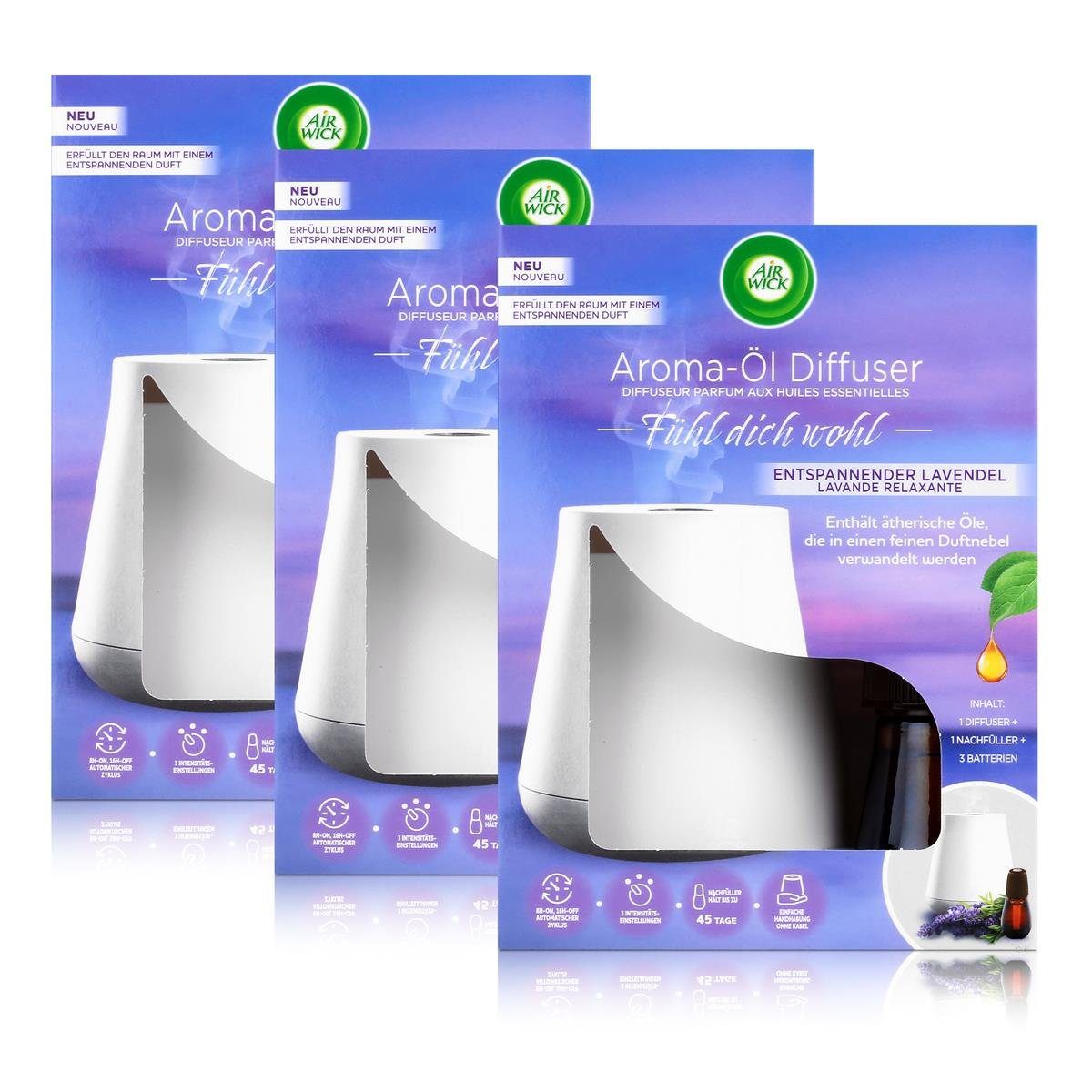 Air Wick Raumduft »Air Wick Aroma-Öl Diffuser Entspannender Lavendel ...