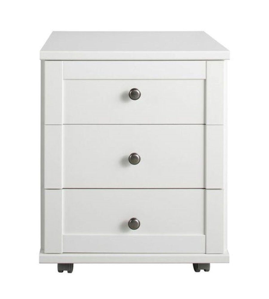 Wimex Nachtschrank Malta Filou 1 St Rollcontainer 46x59x45cm Weiß