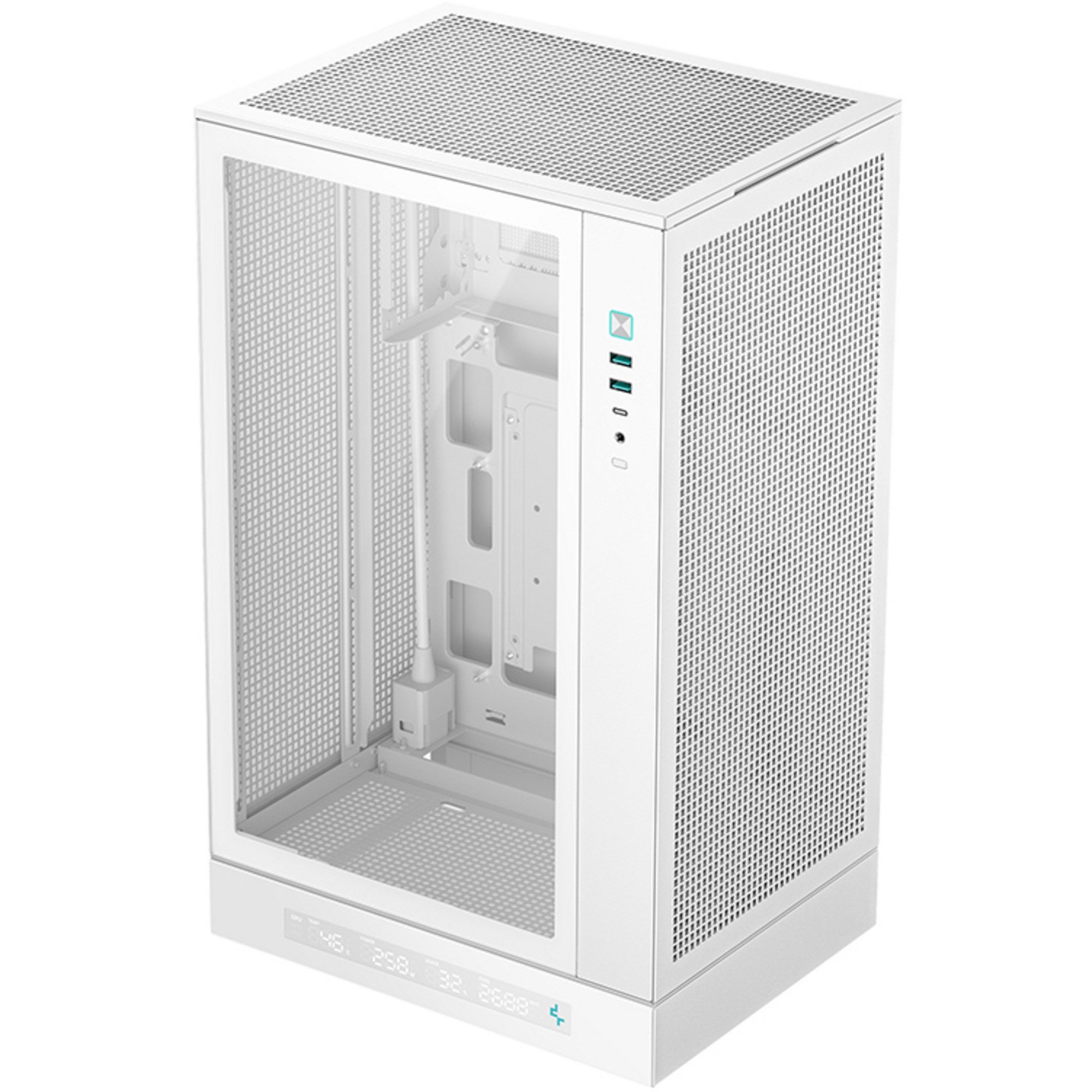DeepCool PC-Gehäuse DeepCool CH270 Digital, Tower-Gehäuse, (Tempered ...