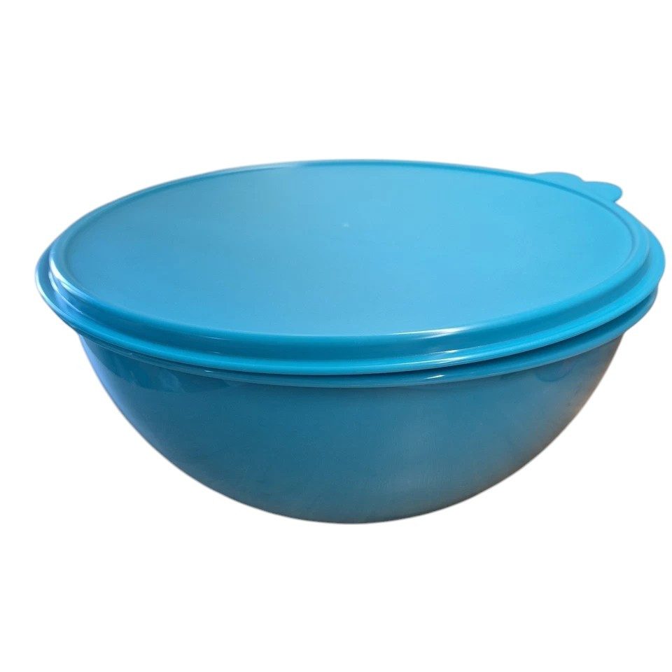 TUPPERWARE Salatschüssel Tupperware Maximilian 7,5 Liter blau mit ...
