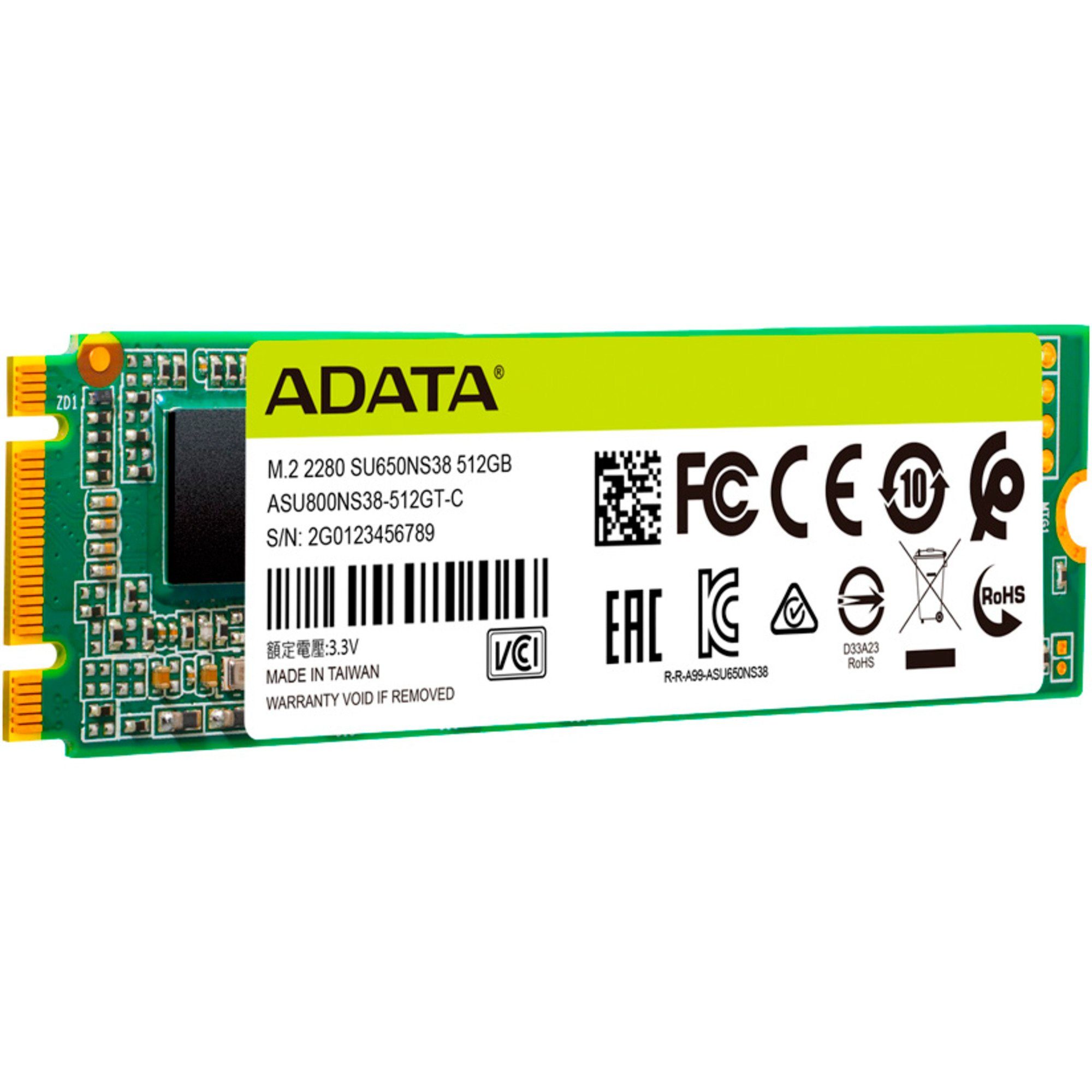 ADATA ADATA Ultimate SU650 M.2 256 GB, SSD, (SATA 6 SSD-Festplatte (256 ...
