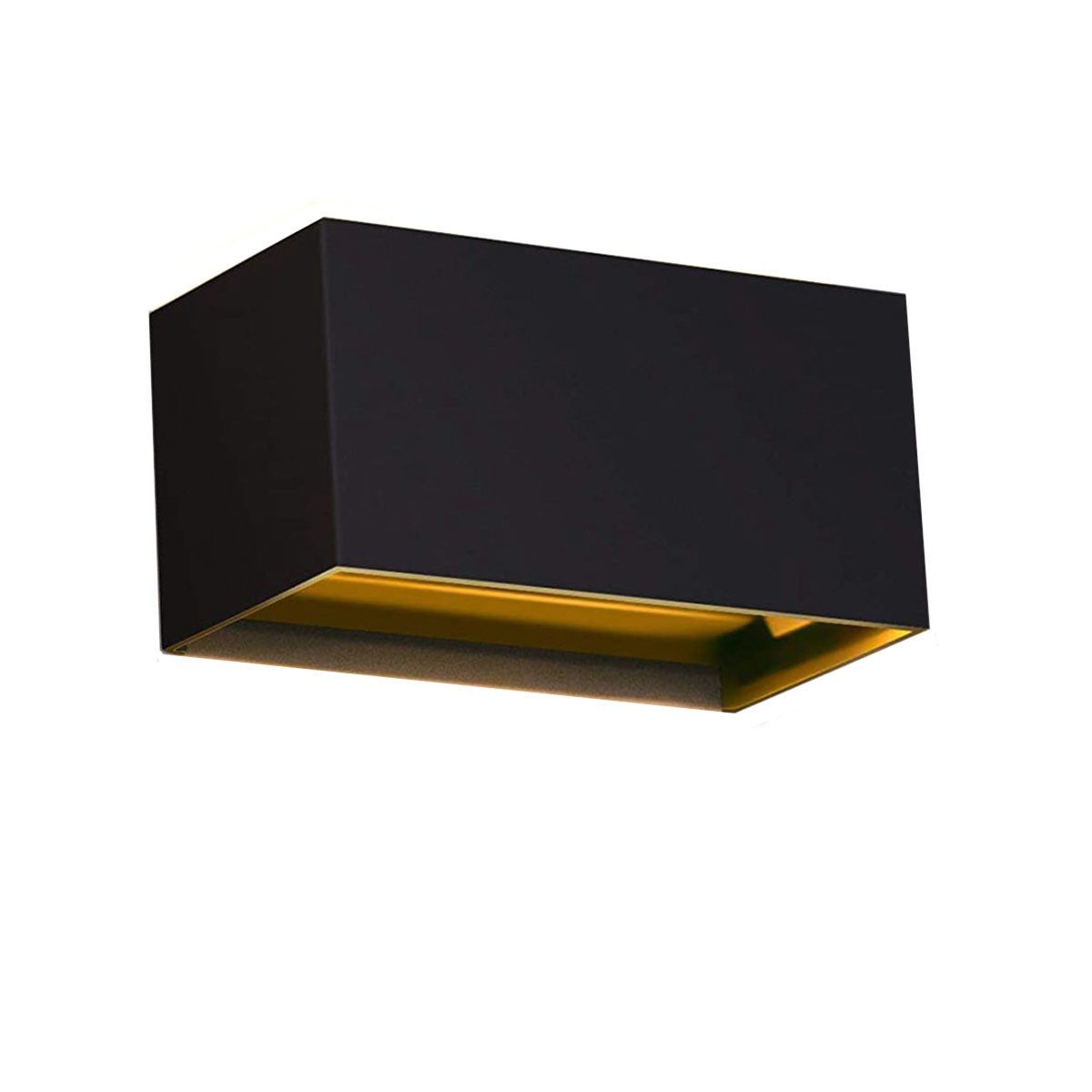 Oyajia Wandleuchte Modern Quader Led Wandlampe 12waußeninnen