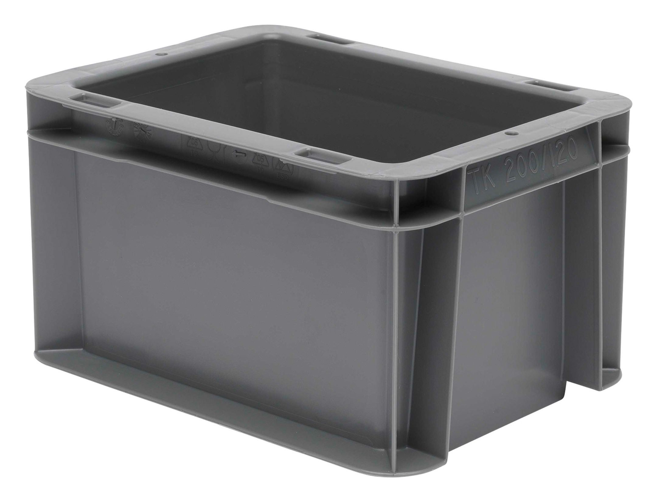 LA KA PE Stapelbox, Stapelkasten rot 200 x 150 x 120 mm geschlossen