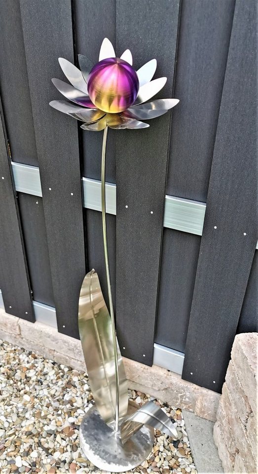 Jürgen Bocker Gartenambiente Gartenstecker Blume Palermo Edelstahl