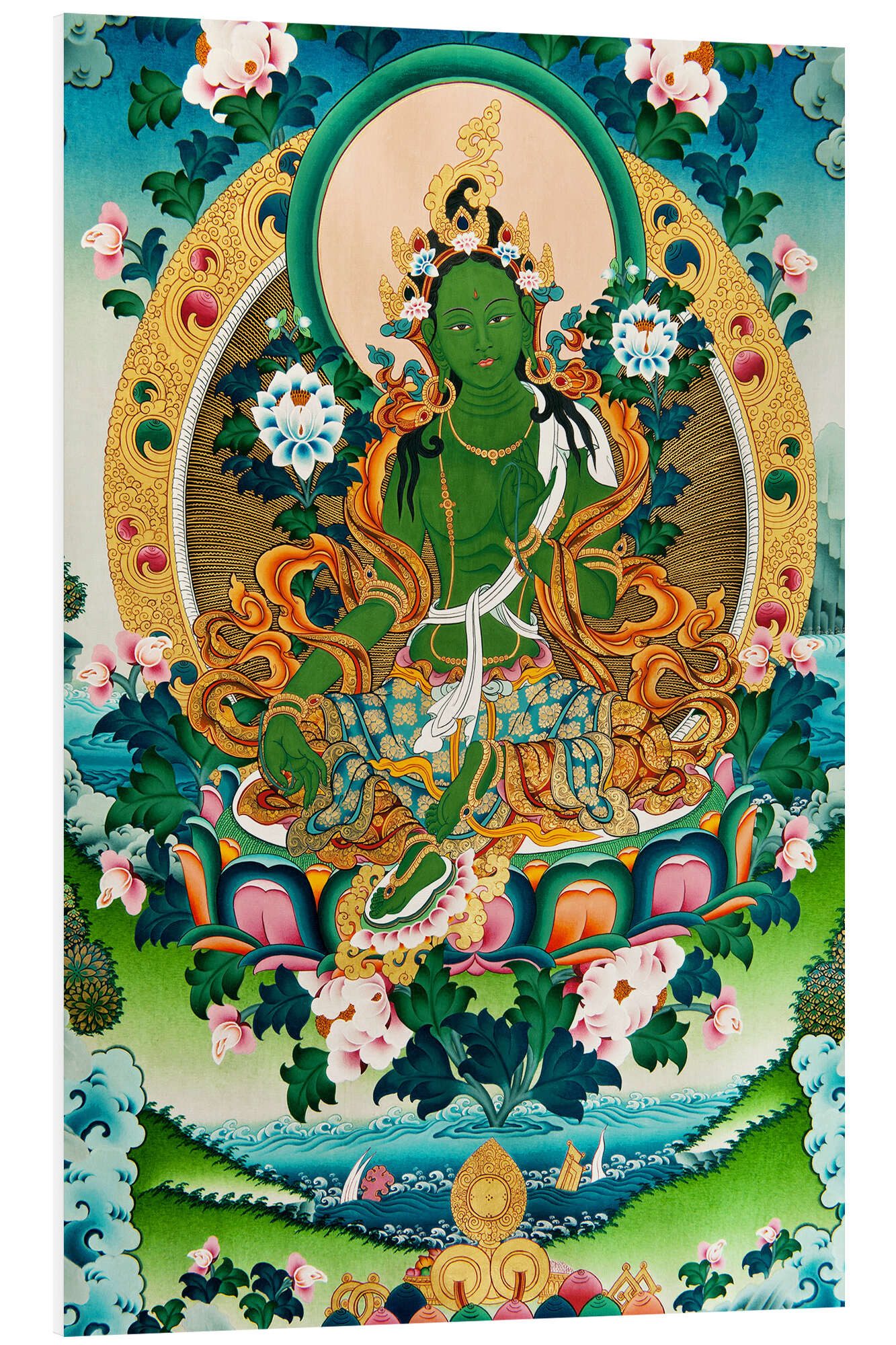 Posterlounge Forex Bild Master Collection Shyama Tara Oder Grüne Tara