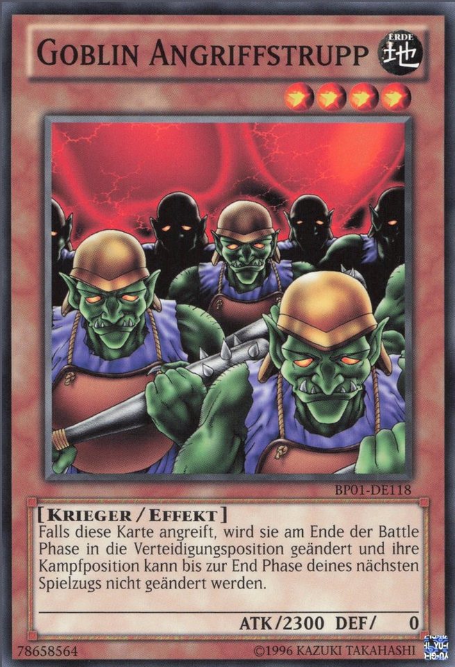 Recollectibles Sammelkarte Yugioh Karte Goblin Angriffstrupp V 1