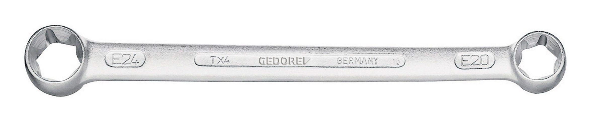 Gedore Ringschlüssel, Doppelringschlüssel E14 x E18, GEDORE Vanadium ...
