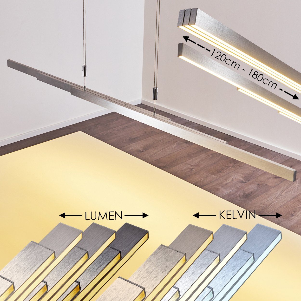 Hofstein Pendelleuchte Led Pendel Hänge Lampen Design Ess Wohn Schlaf