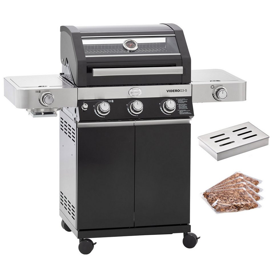 RÖsle Gasgrill RÖsle Bbq Gasgrill Videro G3 S Vario Grill Mit Räucherset
