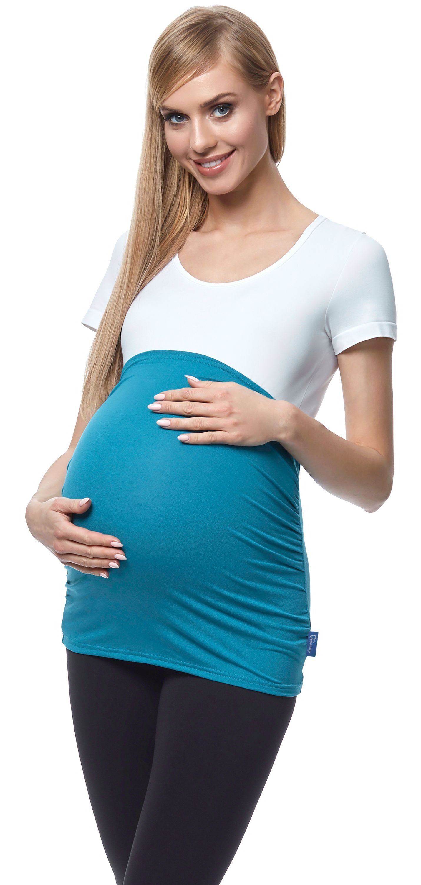 Merry Style Taillenslip Damen Umstands-Bauchband 04 (1-St), blau, rosa ...