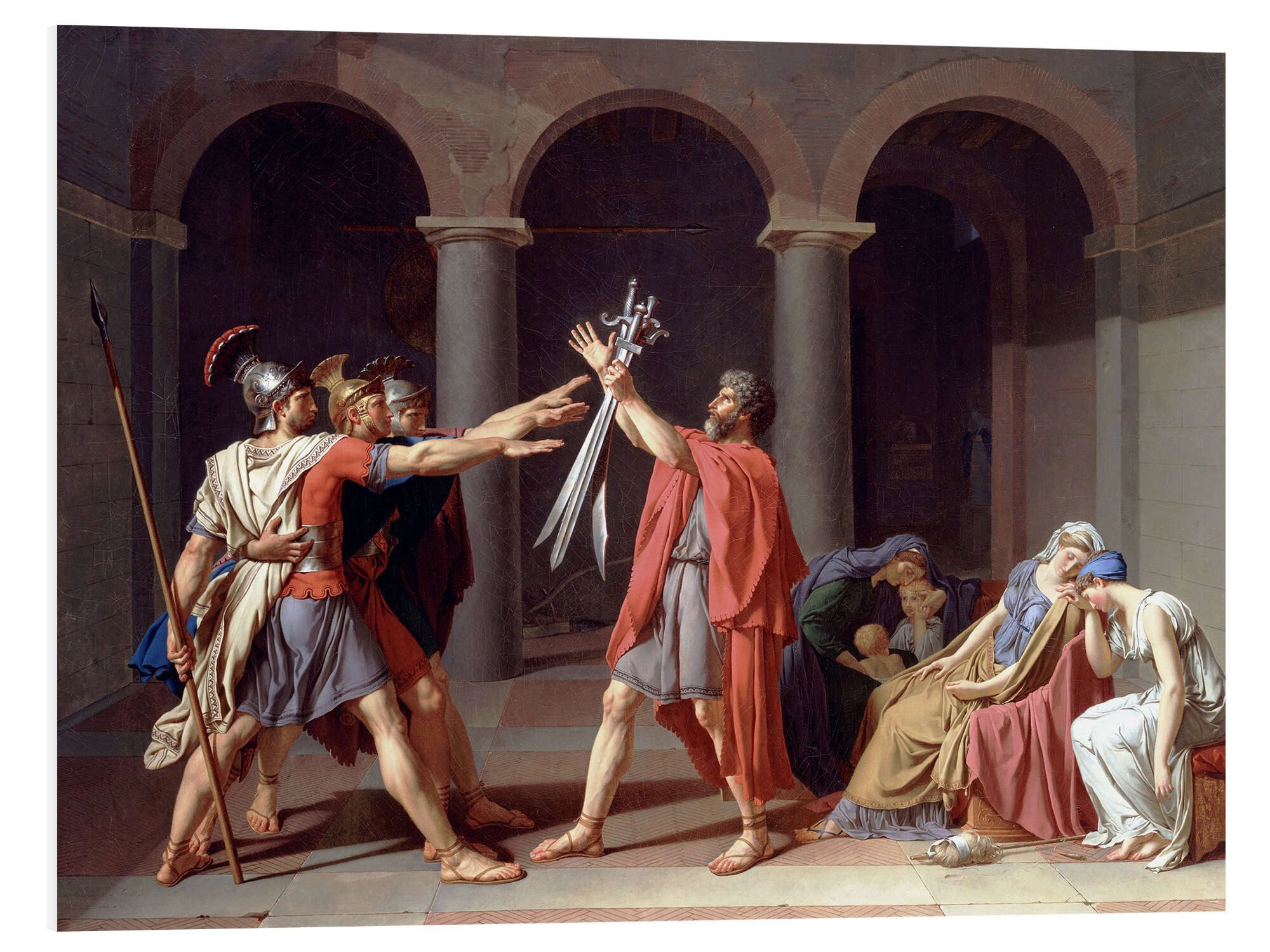 Posterlounge Forex Bild Jacques Louis David Der Schwur Der Horatier