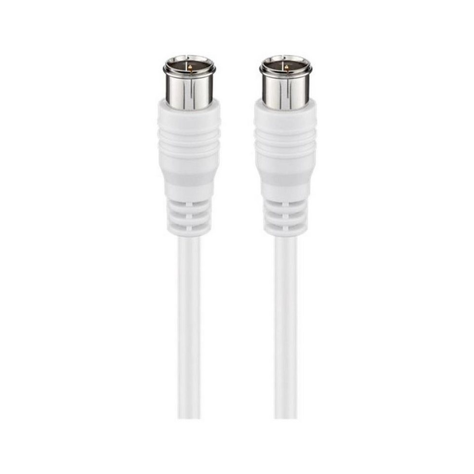 WENTRONIC TV-Kabel, Koaxkabel mit F-Quick Stecker 2,5m 75 Ohm doppelt ... WENTRONIC TV-Kabel, Koaxkabel mit F-Quick Stecker 2,5m 75 Ohm doppelt ...