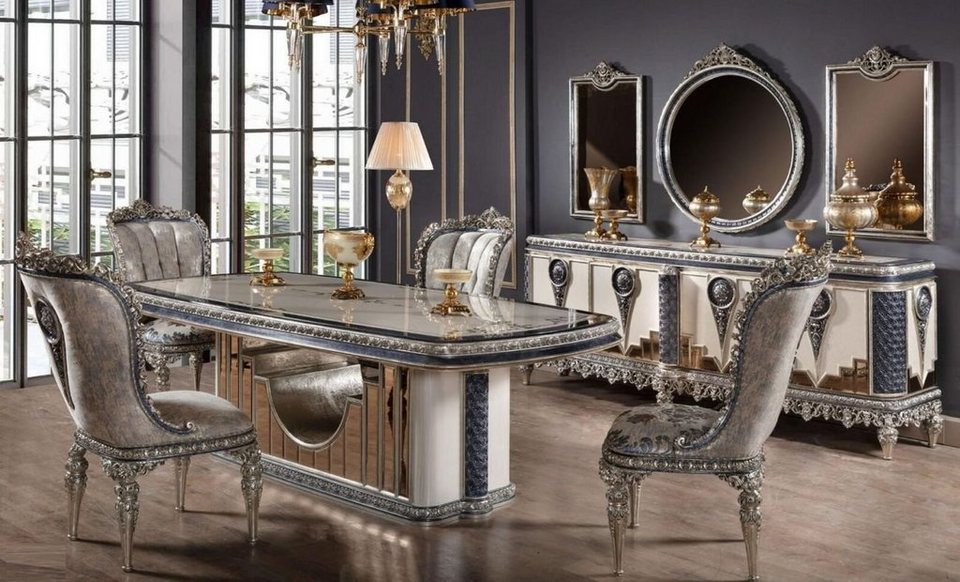 Jvmoebel Esszimmer Set Esszimmer Garnitur Klassische Esszimmer Möbel