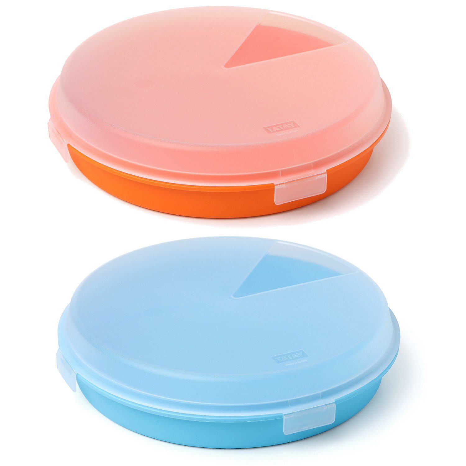 Macosa Home Kuchentransportbox Kuchenbox 2er Set Kunststoff Ø26 Cm
