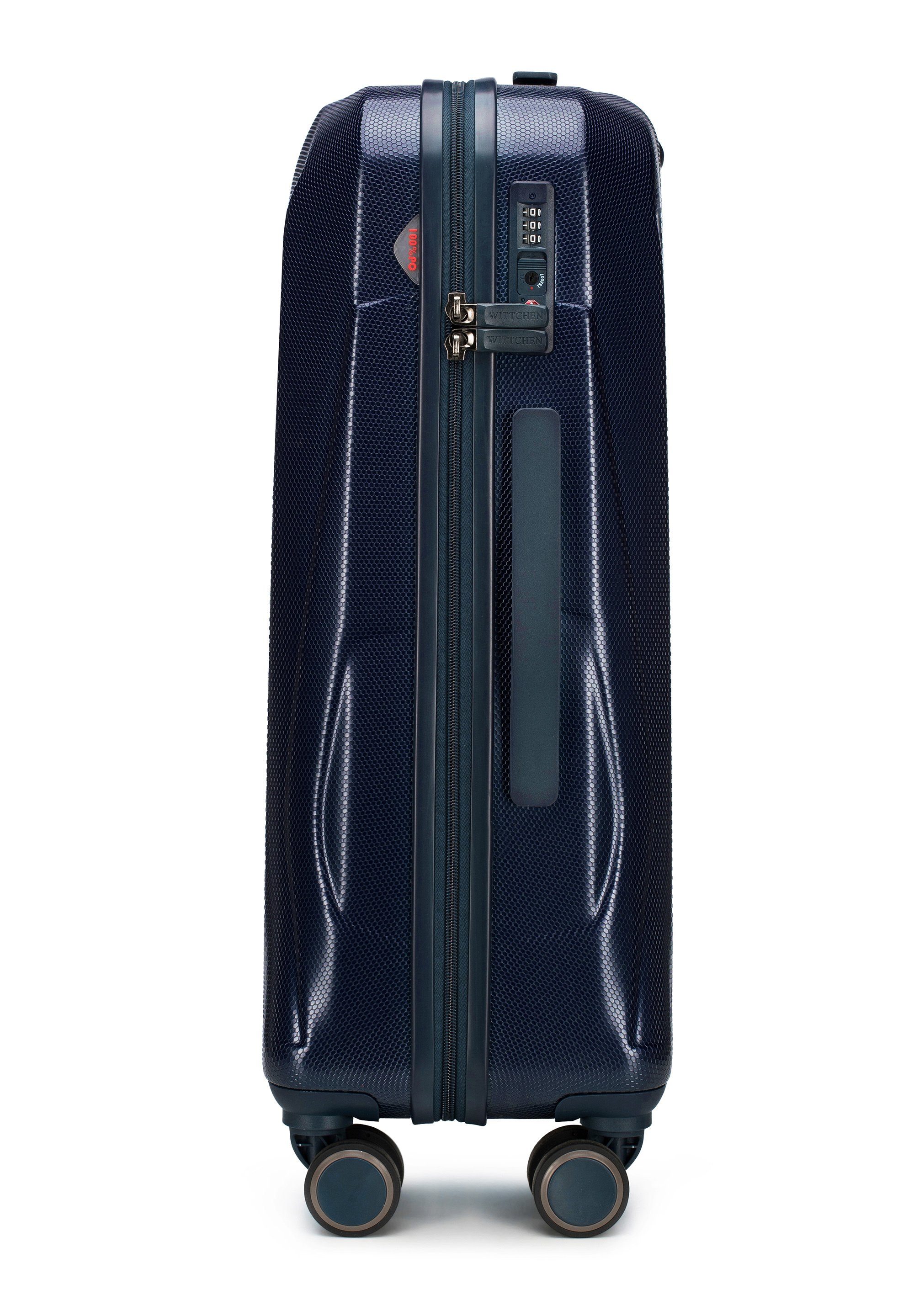 WITTCHEN Trolley EXPLORER LINE, 4 Rollen, Medium Black Geometric ...
