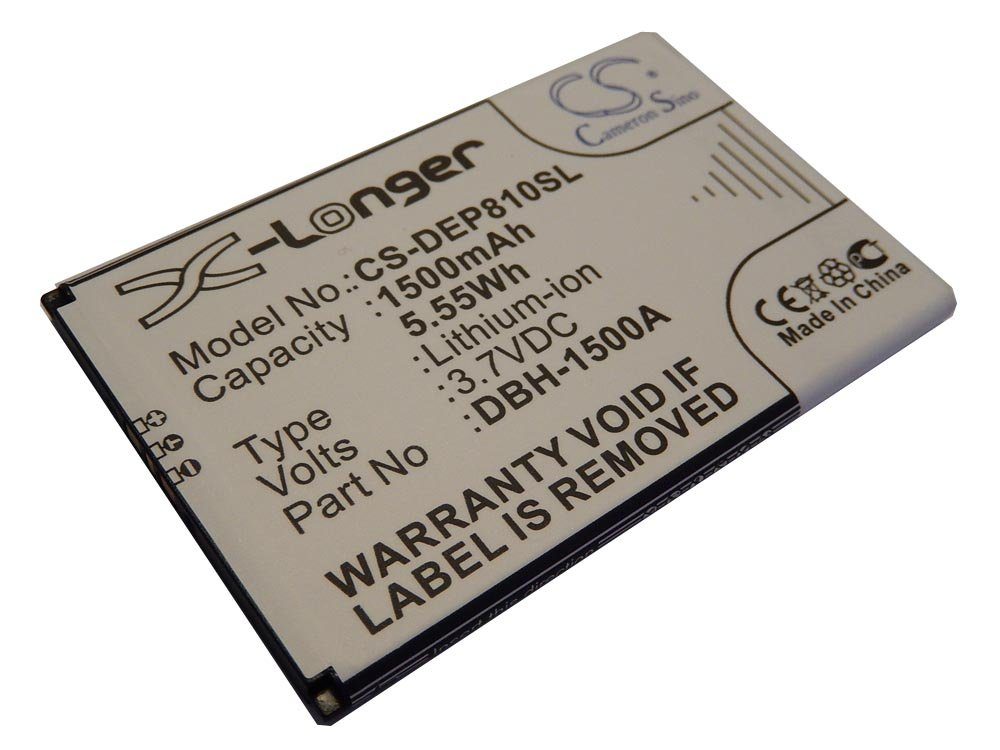vhbw Akku Ersatz für Doro DBH-1500A für Mobilfunk (1500 mAh, 3,7 V, Li-Ion) Smartphone-Akku Akku ...