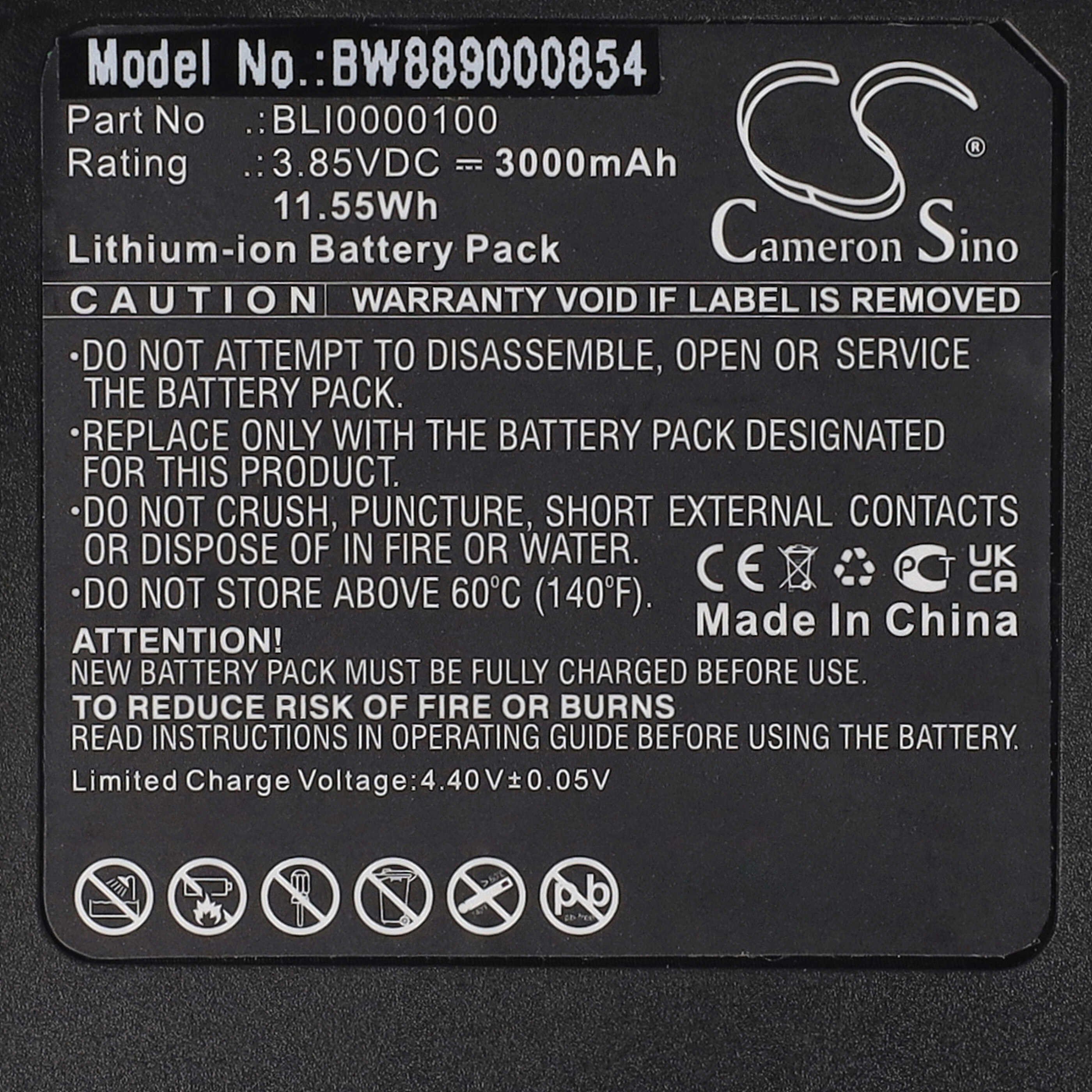 vhbw passend für Spectralink Versity 9653, 9640, 9553, 9540 Smartphone ...