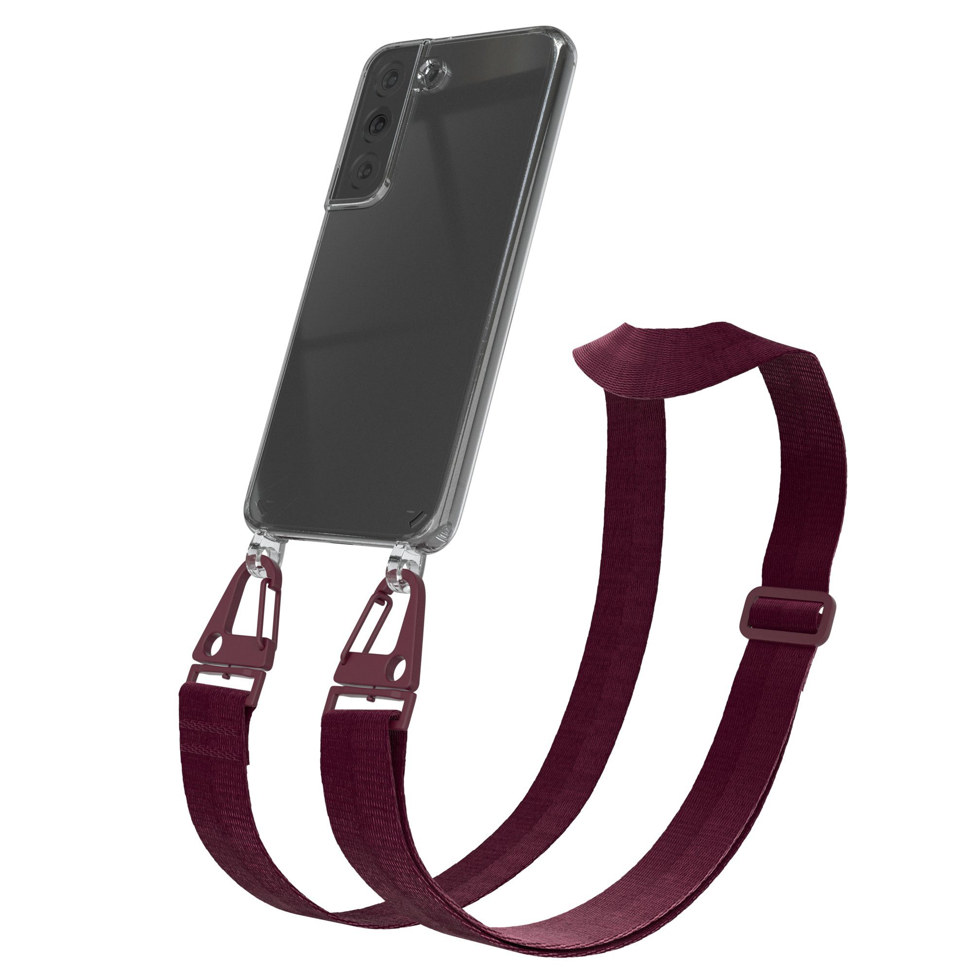 Eazy Case Handykette Silikon Kette Karabiner Für Samsung Galaxy S22 5g