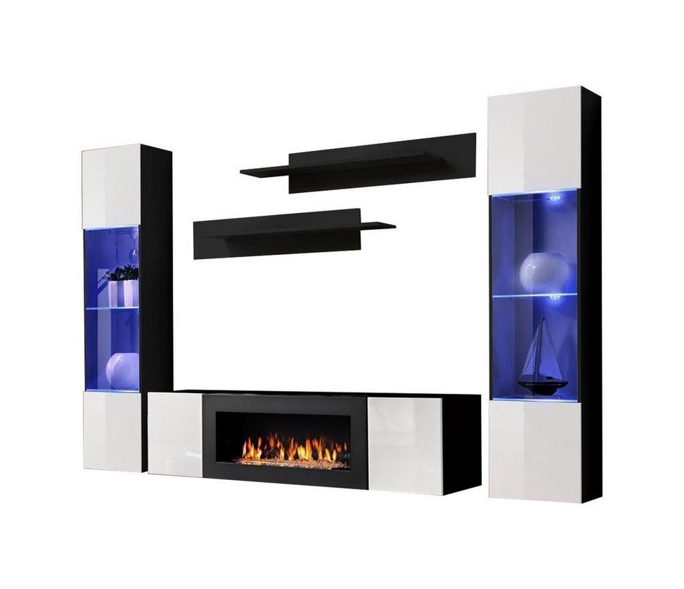 Xlmoebel Wohnzimmer Set Elegante Wohnzimmerwand Zeitgemäßer Designer