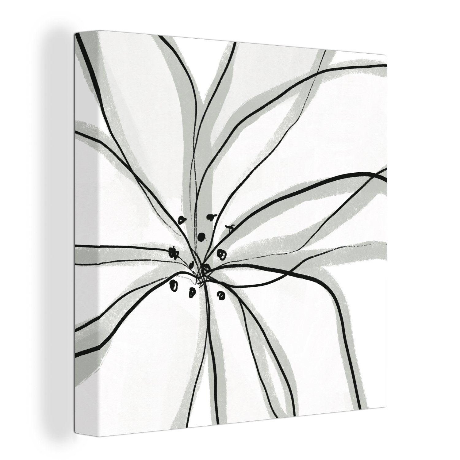 Onemillioncanvasses® Leinwandbild Blumen Abstrakt Design 1 St