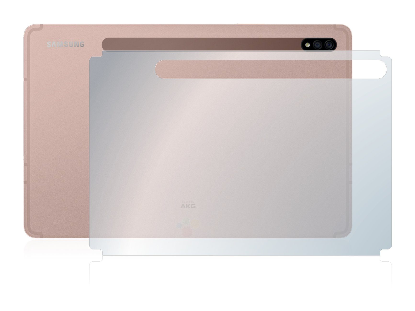 Upscreen Schutzfolie Für Samsung Galaxy Tab S7 Lte 2020 Rückseite