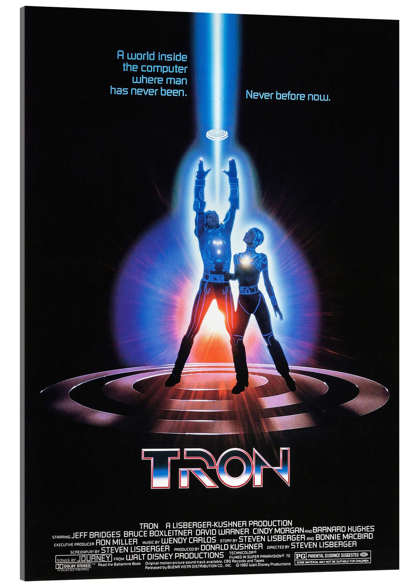 Posterlounge Acrylglasbild Everett Collection Tron Illustration